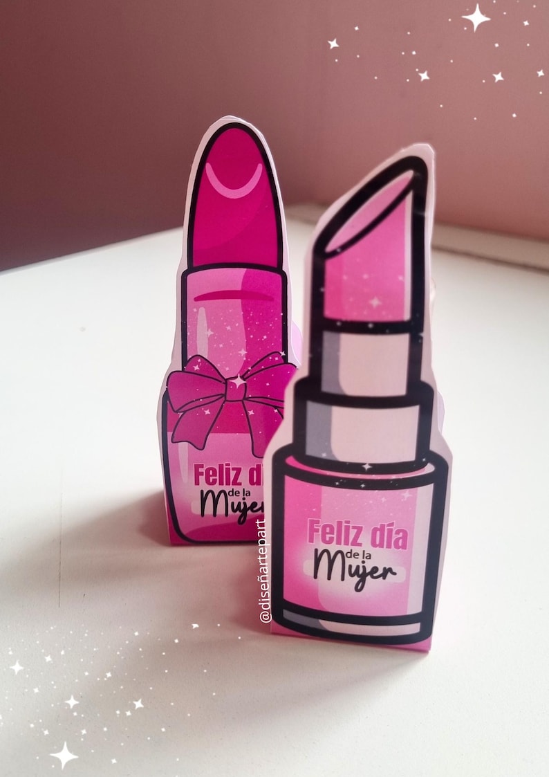 Porta labial Dia de la mujer bolsita labial imprimible - Etsy España