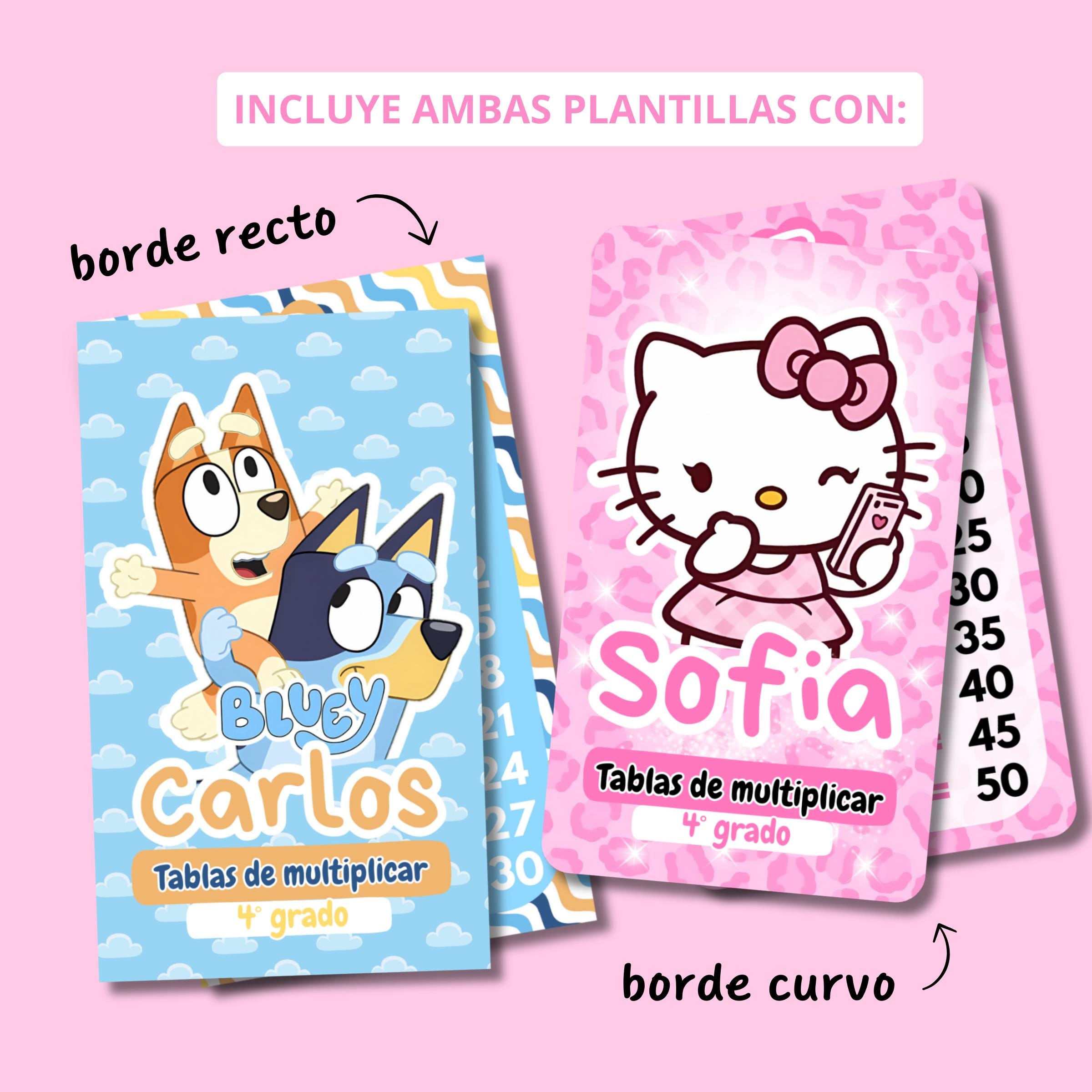 PLANTILLA tablas de multiplicar editable en Canva imprimible imprimir ...