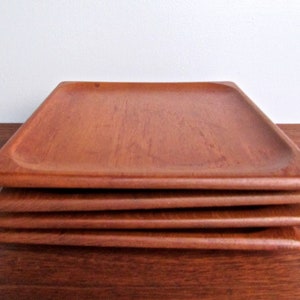 Single Rakel Wayersvang Teak Wood Plate RW Norway, Mid Century Modern ...