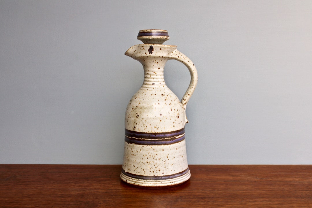 Vtg Decanter Studio Pottery Large Pitcher in Classic Danish - Etsy