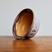 JK Pottery Stoneware Bowl, Crawling Matte Purple Exterior W/ Marbled ...