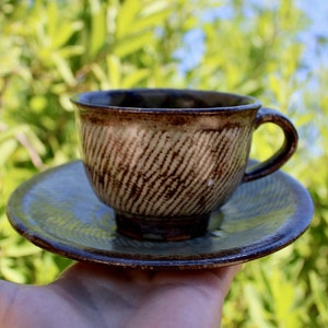 Tatsuzō Shimaoka Japanese Living Treasure - Jōmon Zogan Style Teacup ...