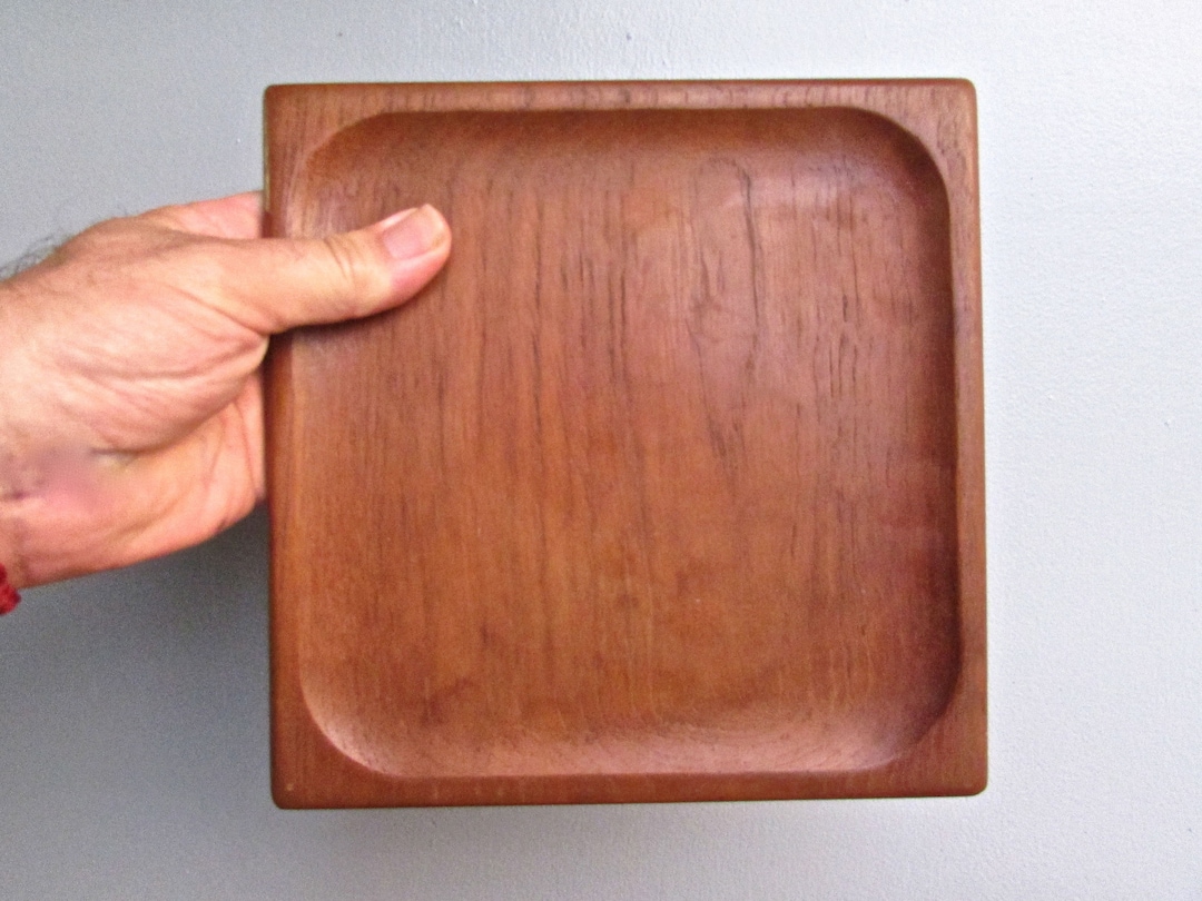 Single Rakel Wayersvang Teak Wood Plate RW Norway, Mid Century Modern ...