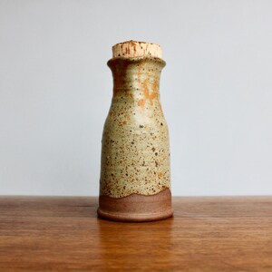 JMS Handcrafted Tall 550ml Studio Pottery Pitcher in Speckled Iron Rich ...