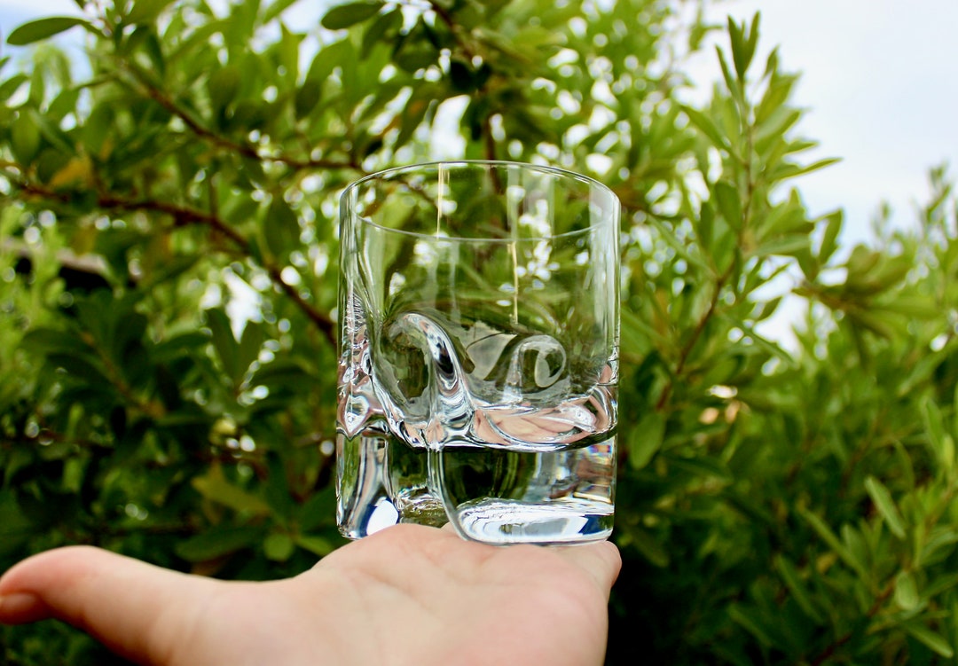1 Sampo Whiskey Glass by Heikki Orvola, Double Old Fashioned Whiskey ...