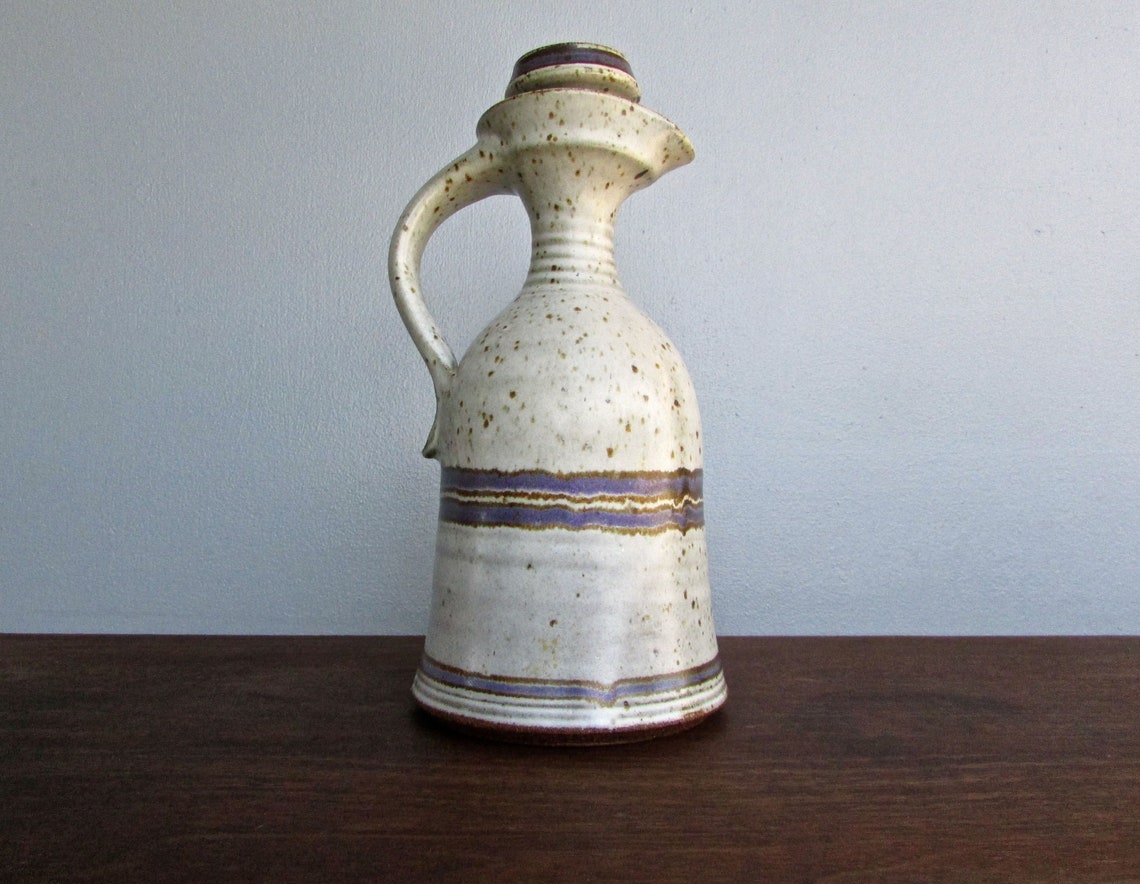 Vtg Decanter Studio Pottery Large Pitcher in Classic Danish | Etsy