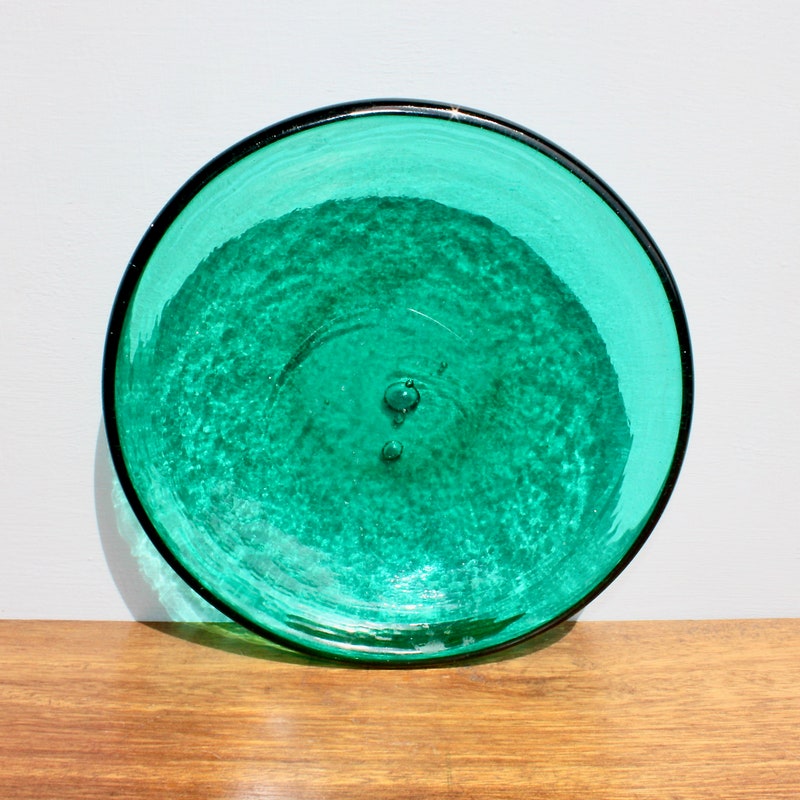 Blenko Green Bowl - Etsy