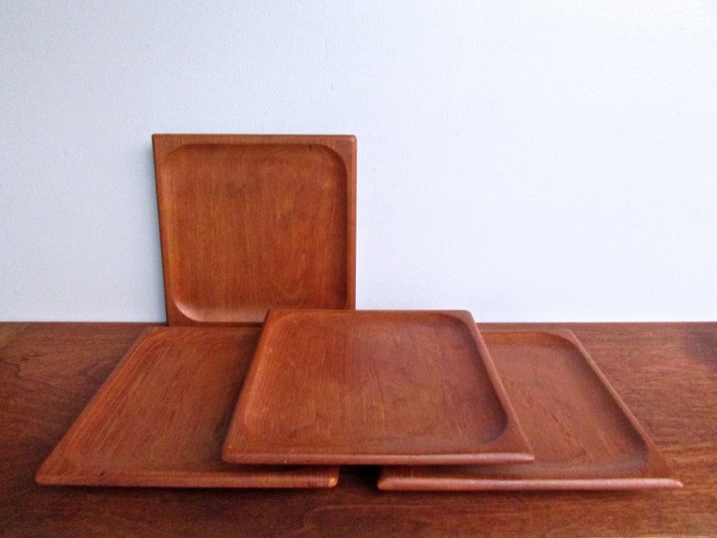 Single Rakel Wayersvang Teak Wood Plate RW Norway Mid Century - Etsy