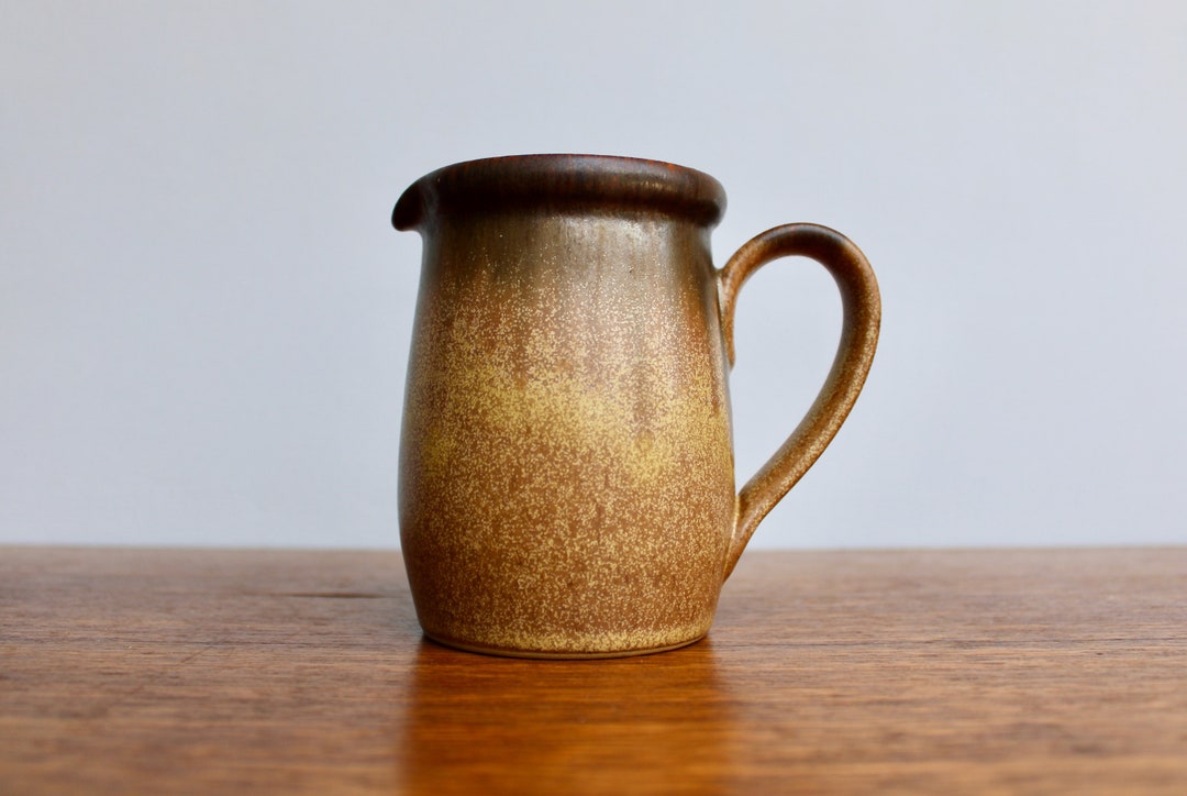 Romany Brown Denby Pottery Creamer // Milk Jug, Stoneware by Denby ...