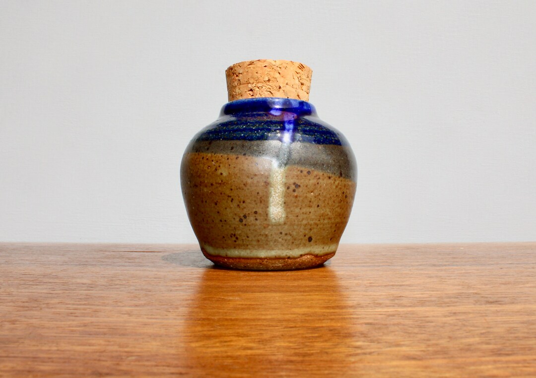 Vtg Paul Lewing Handsome Hand-built Jar, Studio Pottery Apothecary ...