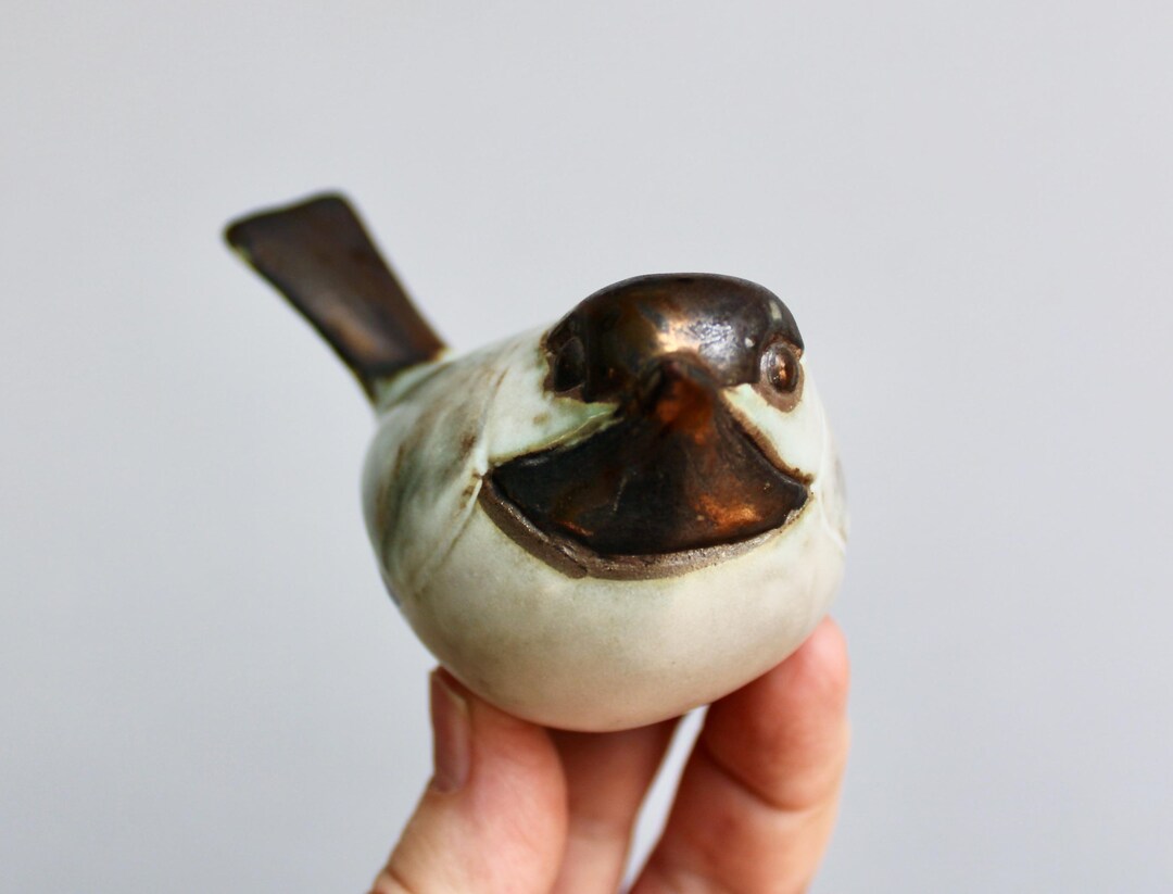 Andersen Design Studios Black-cap Chickadee Figure - Celadon & Dark ...