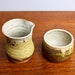 Joyce Mccullough Studio Pottery Mini Creamer & Open Sugar Bowl Set ...