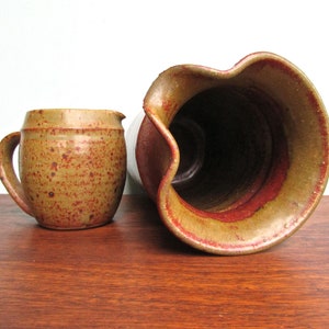 Tall Fred Evangel Studio Pottery Large Pitcher in Shaner Red - Etsy