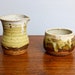 Joyce Mccullough Studio Pottery Mini Creamer & Open Sugar Bowl Set ...