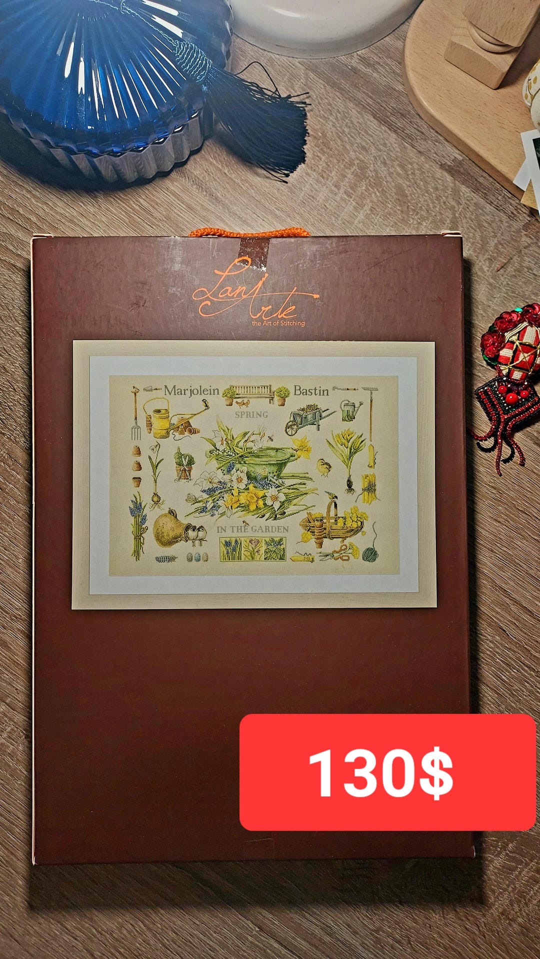 Lanarte Cross Stitch Kit "spring in the Garden" PN-0007964 - Etsy
