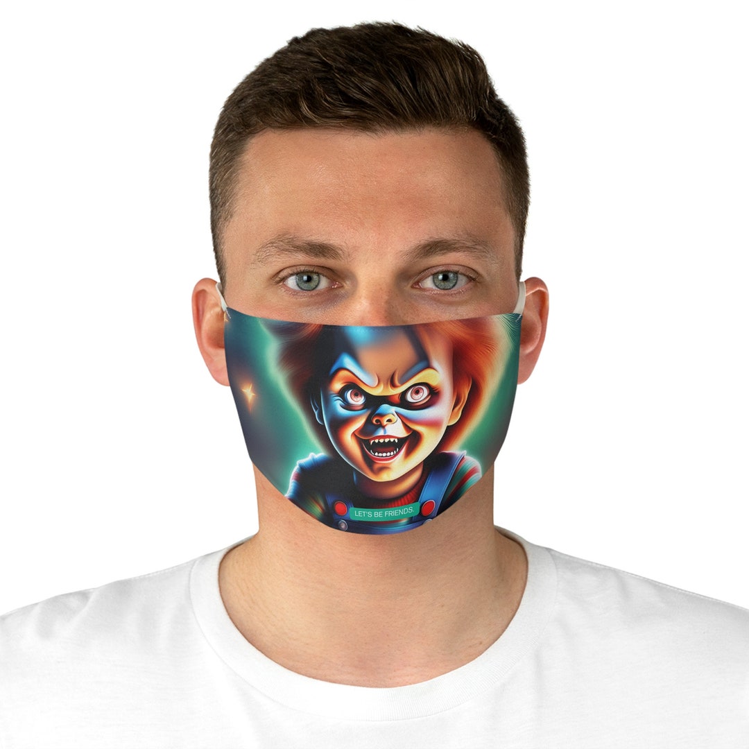 Face Mask Chucky Mask Halloween Mask October Gift Trick or Treat Mask ...