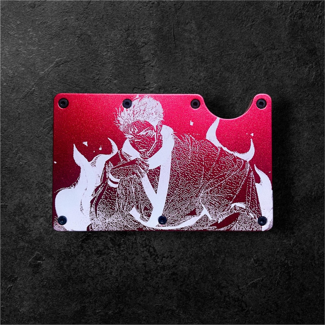 Laser Engraved Jujutsu Kaisen Wallet - Sakuna - Etsy