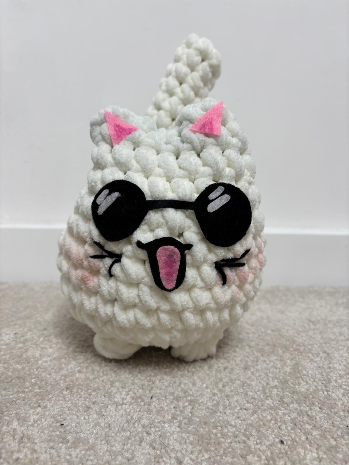 Crochet Gojo Cat Plushie - Etsy