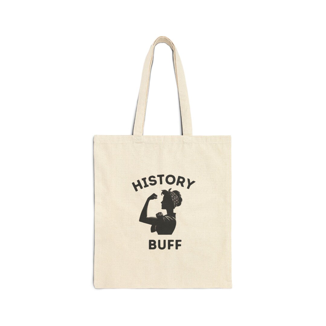 Rosie the Riveter Tote Bag History Buff - Cotton Canvas Teacher Gift ...