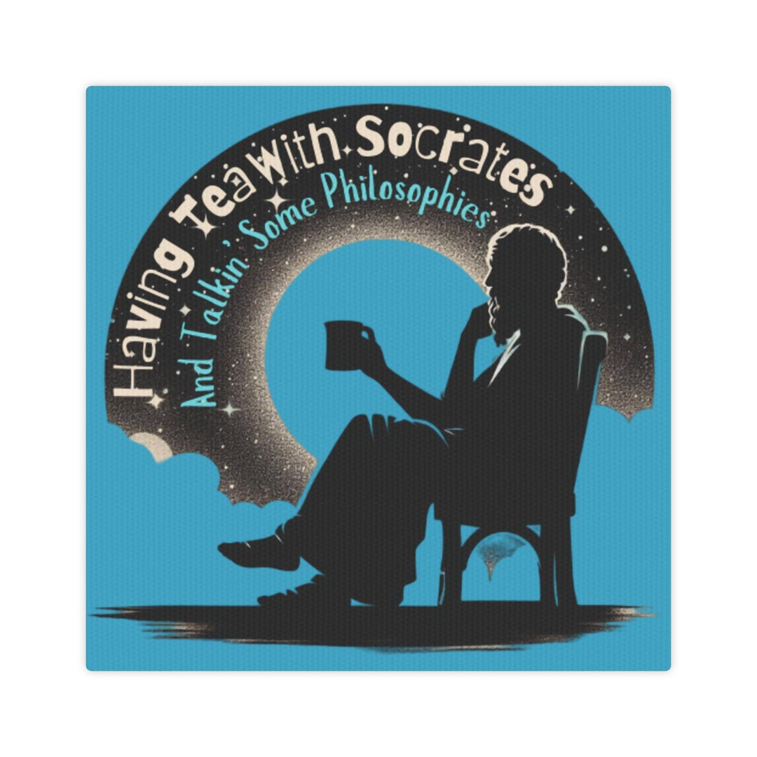 Having Tea With Socrates Photo Tile Ancient Greece, Funny History ...