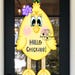 Hello Chickies, SVG, Baby Chick, Ribbon Legs, Template, Wooden Door ...