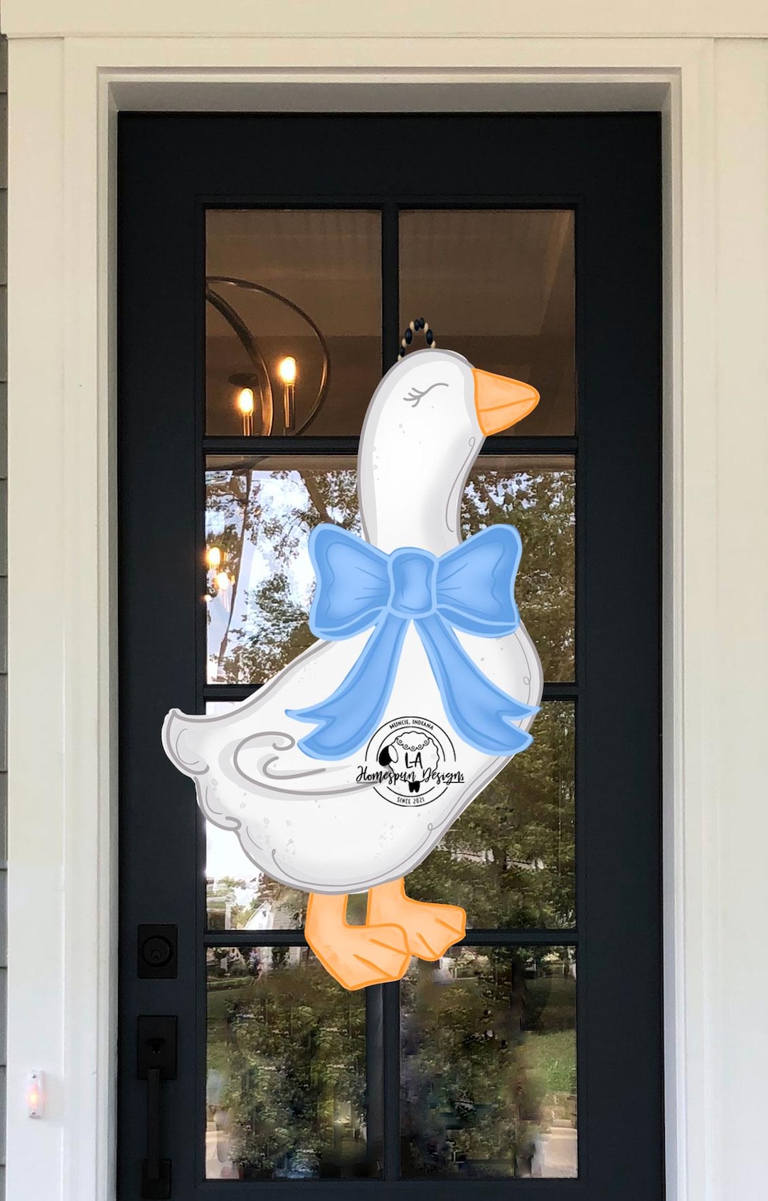 Seasonal Vintage Goose Door Hanger Template, 8 Seasonal Attachments ...