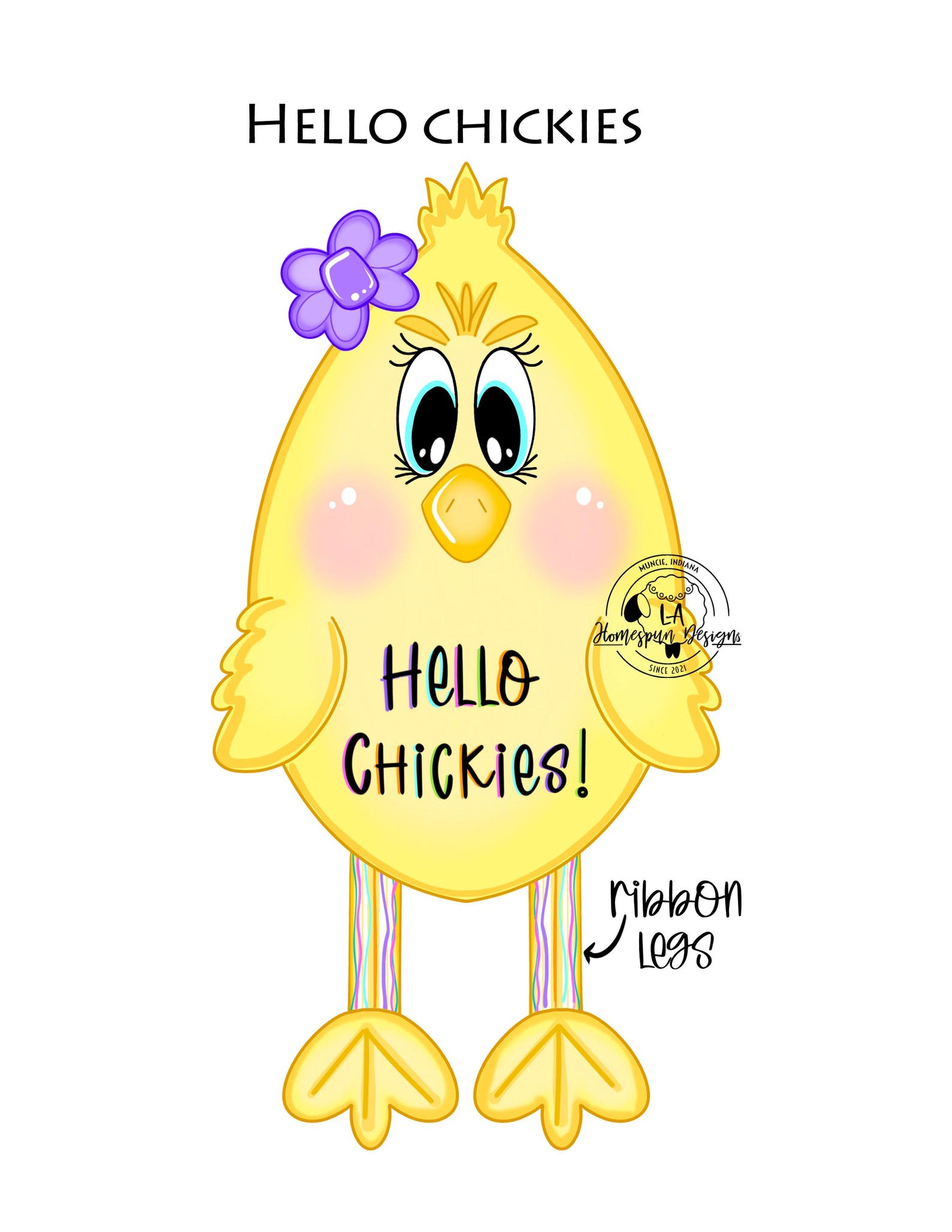 Hello Chickies, SVG, Baby Chick, Ribbon Legs, Template, Wooden Door ...