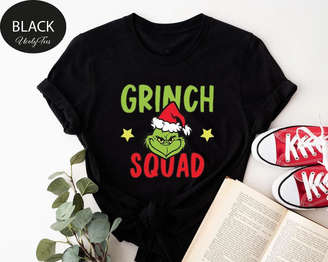 Grinch Squad Shirt, Christmas Grinch Family Shirts, Grinchmas T-shirt ...