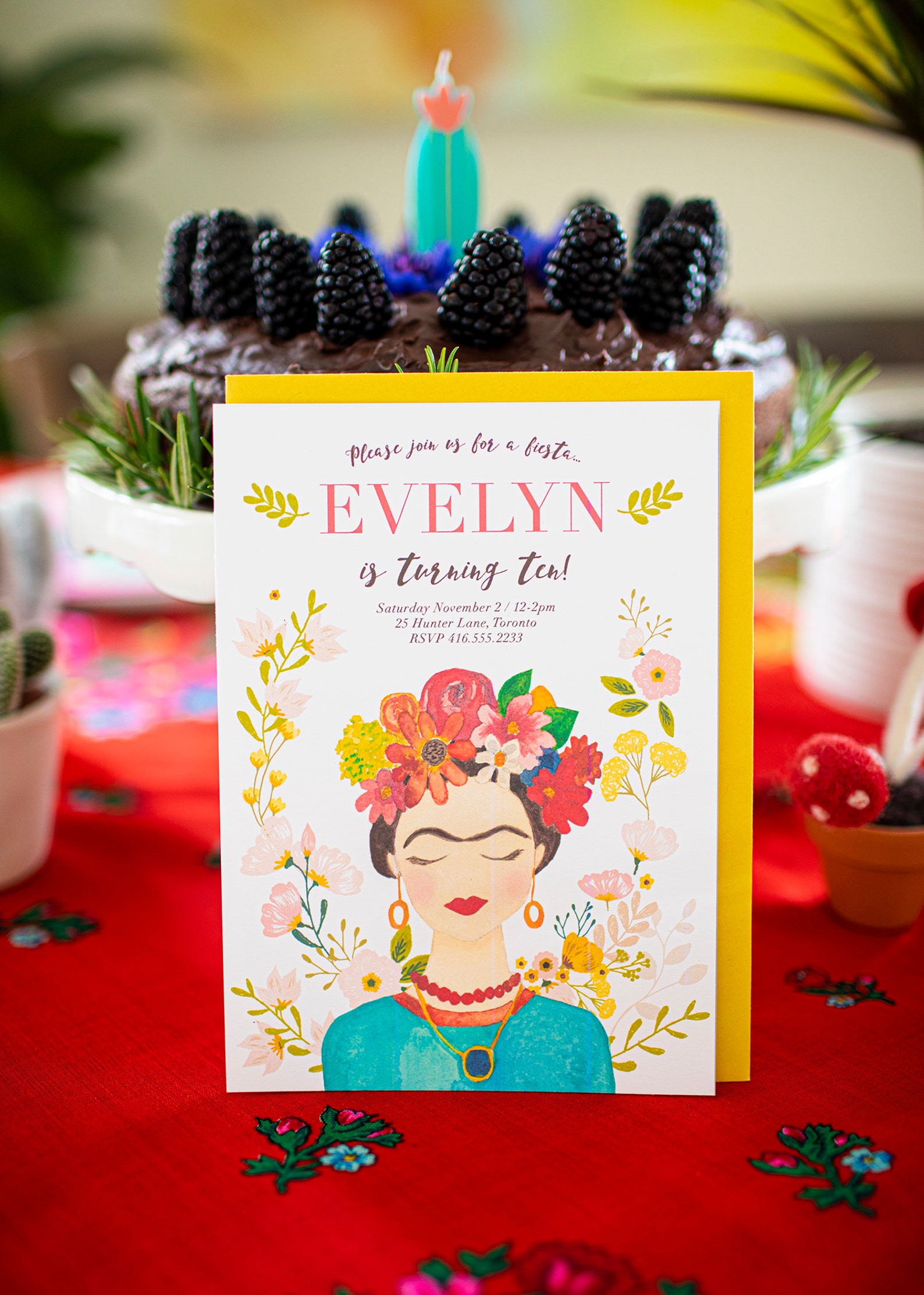 Frida Kahlo Party Invitation / Printable Birthday Party Invitation - Etsy