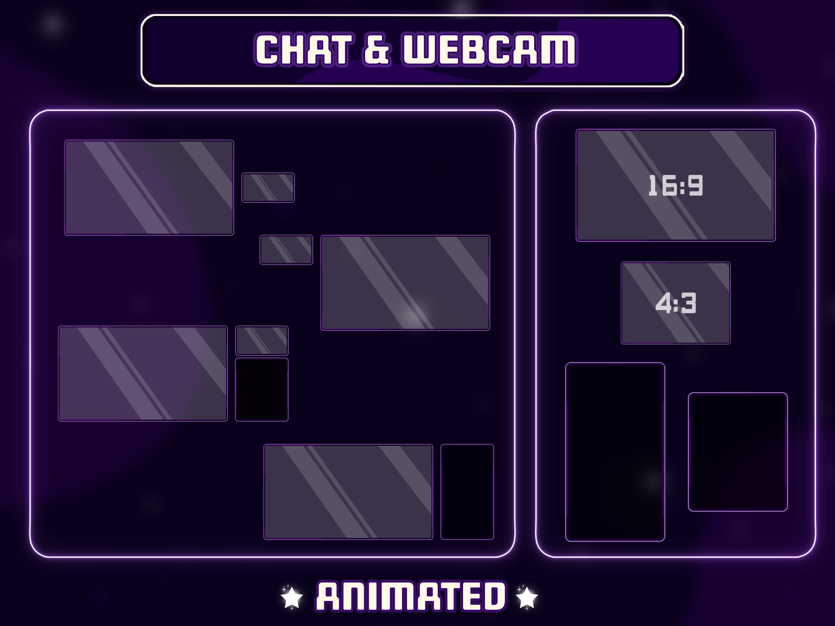 Stream Overlay Package Space- Twitch Stream Overlay- Planets Stream ...