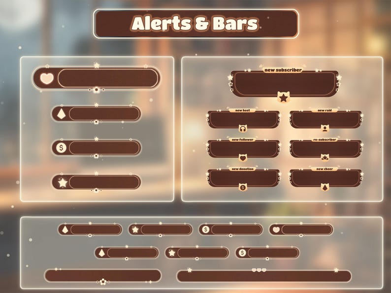 Stream Overlay Package Lofi Room- Twitch Stream Overlay- Cozy Stream ...