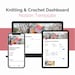 Notion Knitting and Crochet Dashboard: Digital Project Planner (PDF) - Etsy