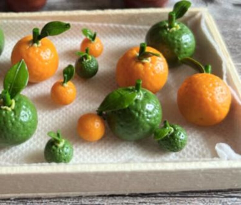 Miniature Orange Fruit, Mini Food Model for Dolls, Mini Bake,miniature ...