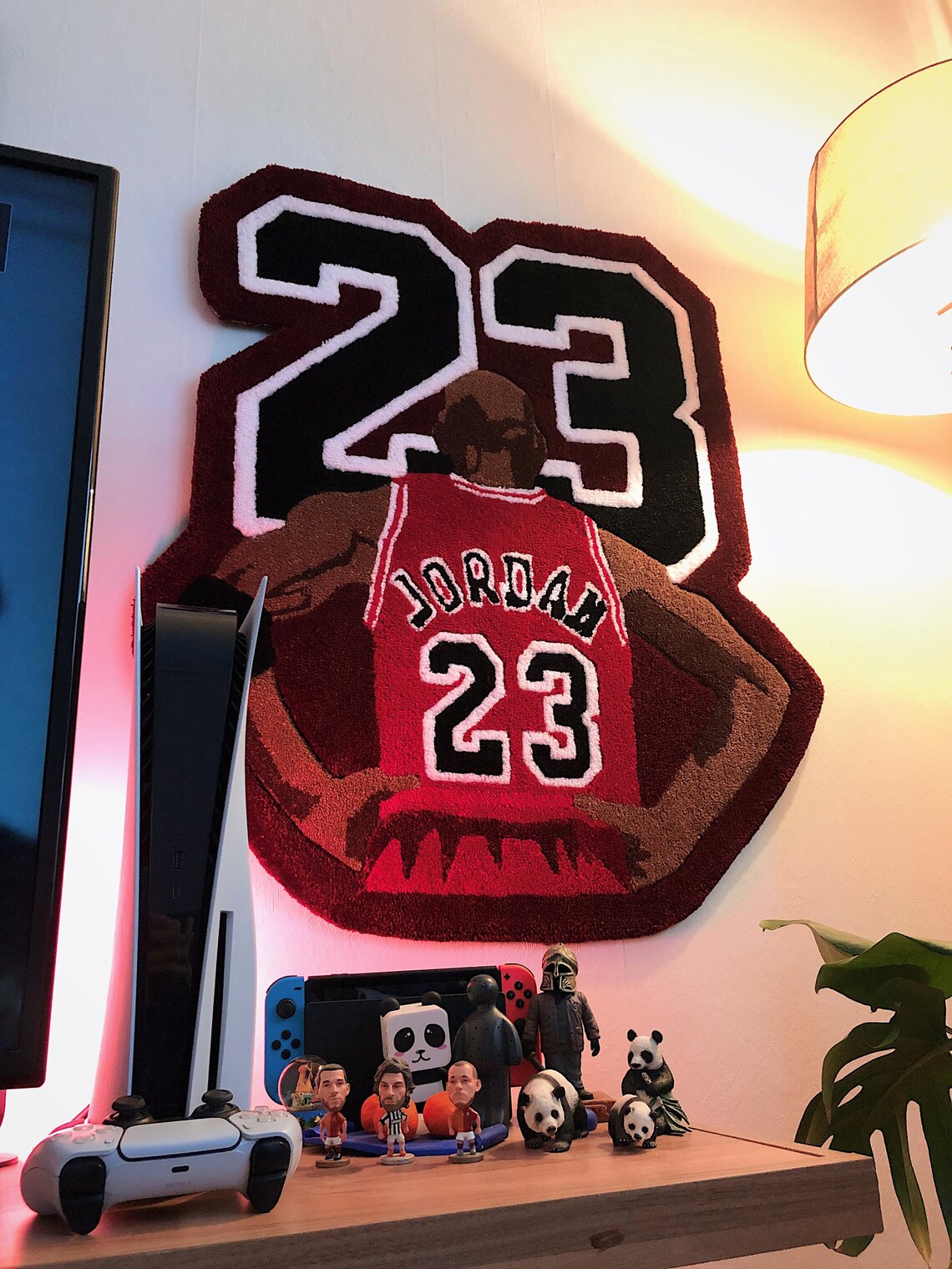 Hand Tufted Michael Jordan Rug – Custom NBA Wall Art – Basketball Fan ...
