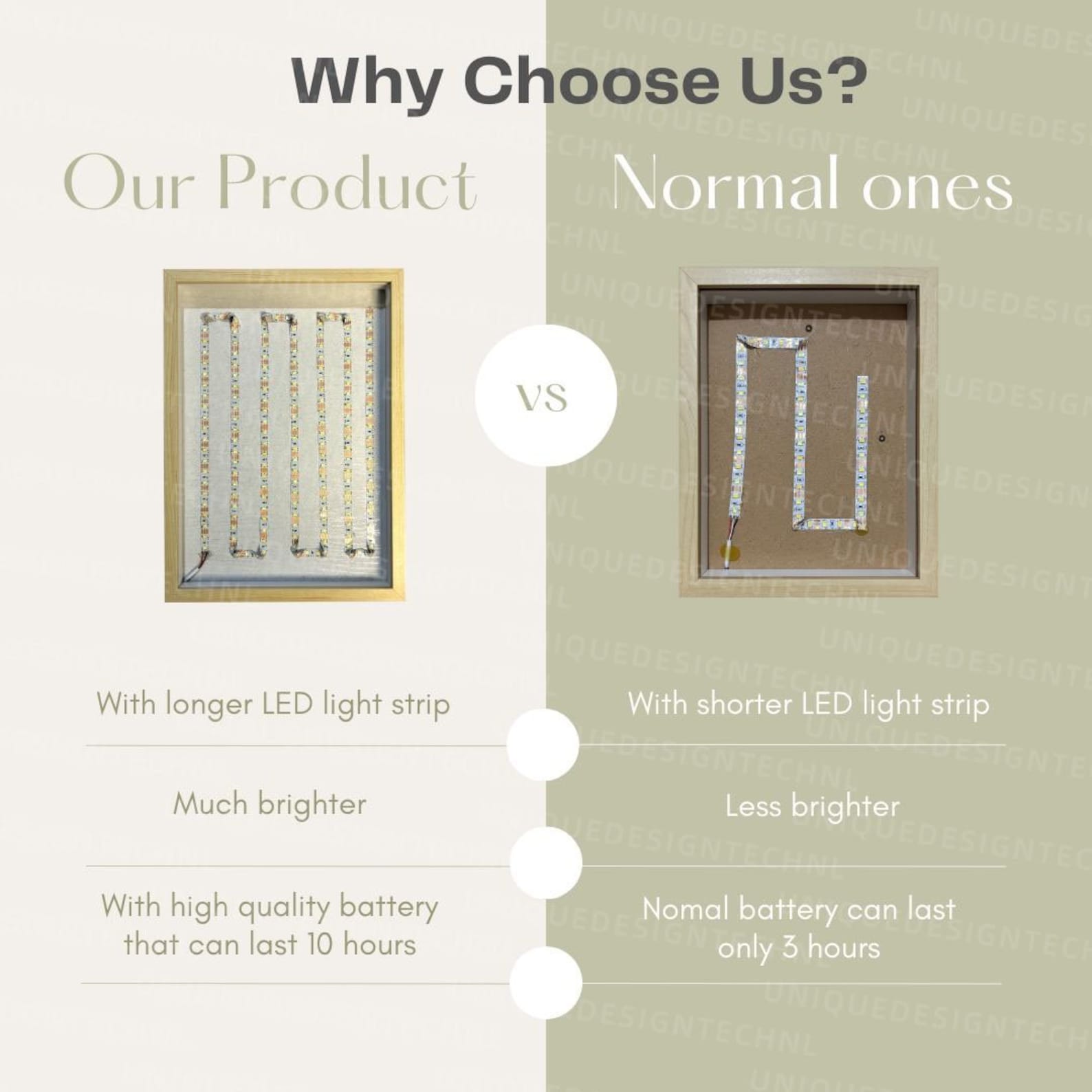 Buy 1 Get 1 Free, Walk in the Moonlight Light Painting Artwork, Table ...