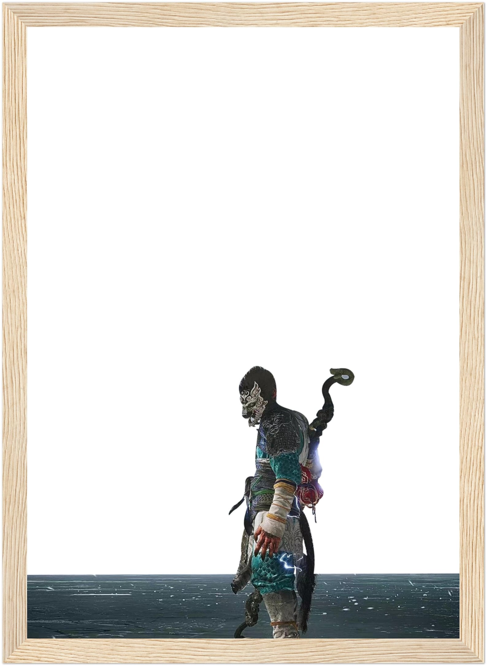 Black Myth Wukong Fanart: LED Light Painting, Unique Table Lamp - Etsy