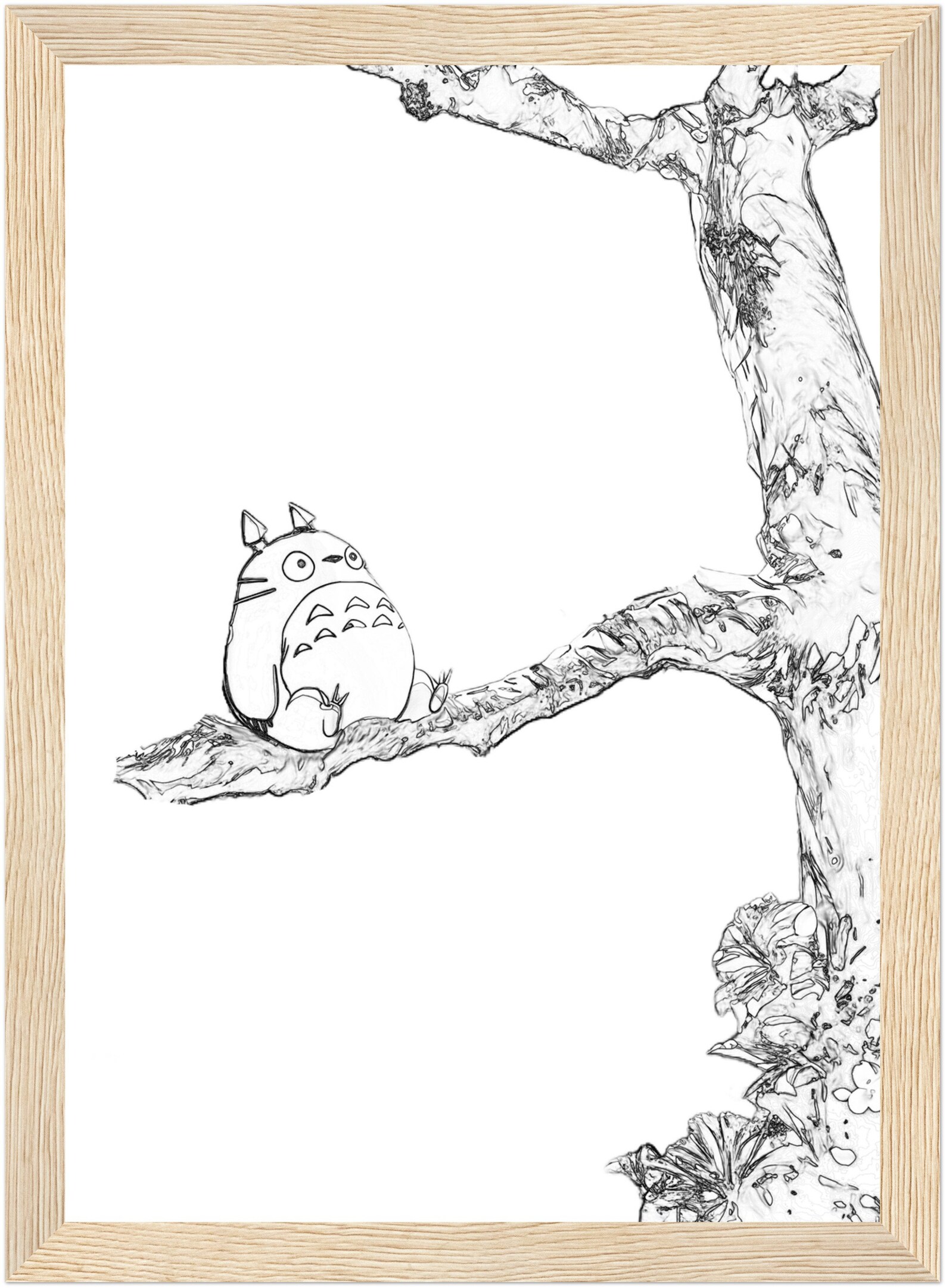Totoro Fanart, Light Painting Artwork, Table Lamp, Glowing in the Dark ...