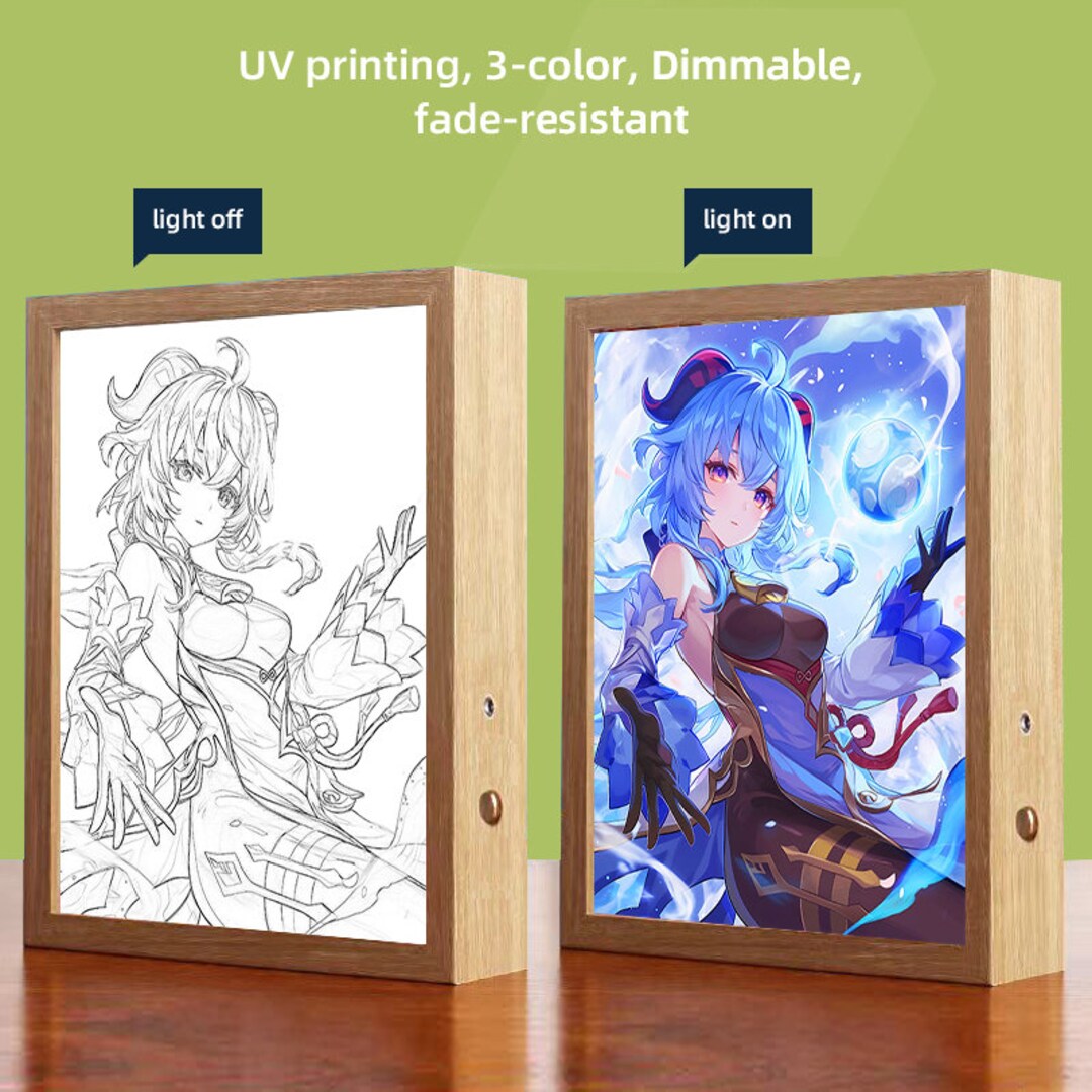 Buy 1 Get 1 Free, Ganyu From Genshin Impact, Light Painting Artwork ...