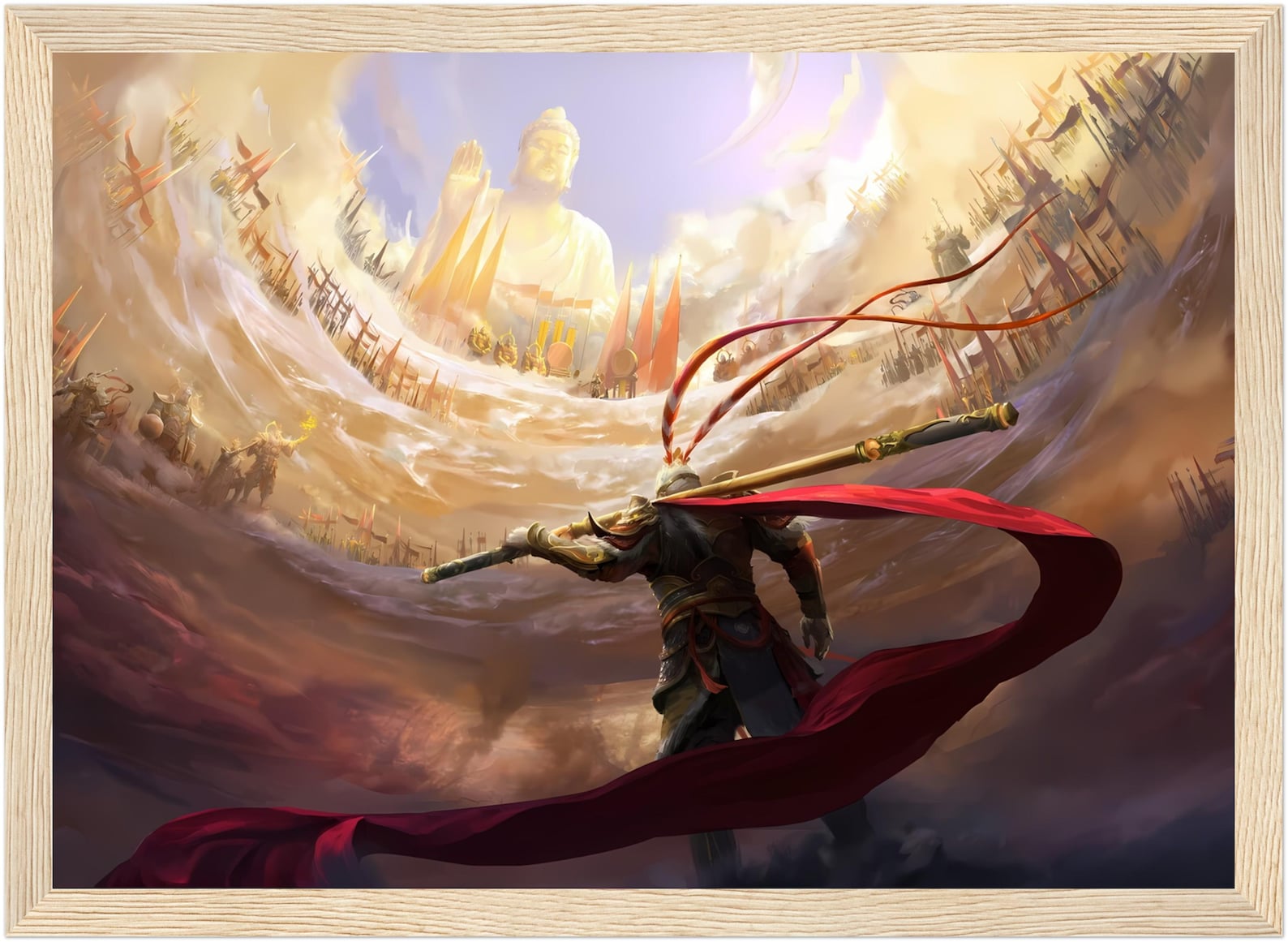 Black Myth Wukong, Light Painting Artwork, Table Lamp, Night Light ...