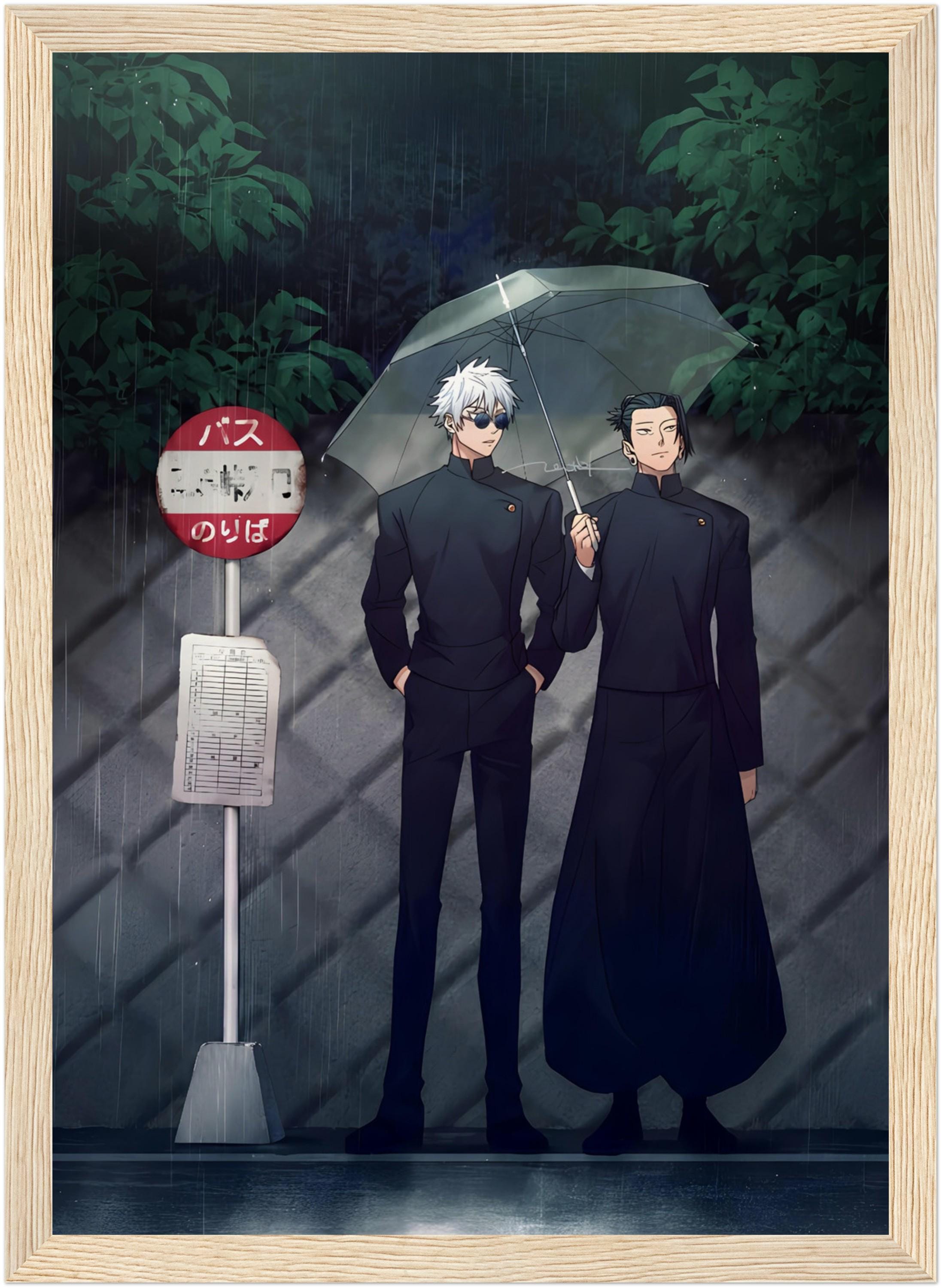 Jujutsu Kaisen Satoru Gojo and Geto Fanart Artwork, Table Lamp, Unique ...