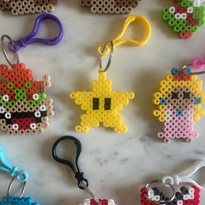 Super Mario Party Favors, Keychains - HANDMADE Gifts - Back to School ...