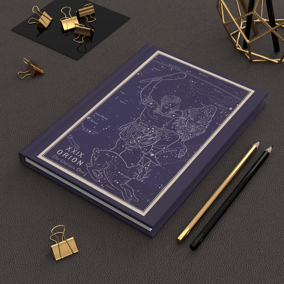 Orion Celestial Antique Map Journal, Hardcover Notebook, Astronomy ...