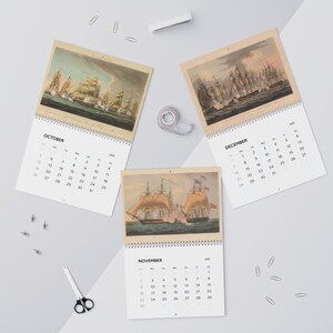 2025 Naval Battles Wall Calendar - Historic Sea Battles Calender ...