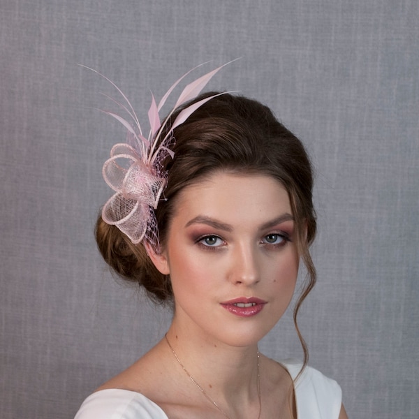 Pink Fascinator - Etsy