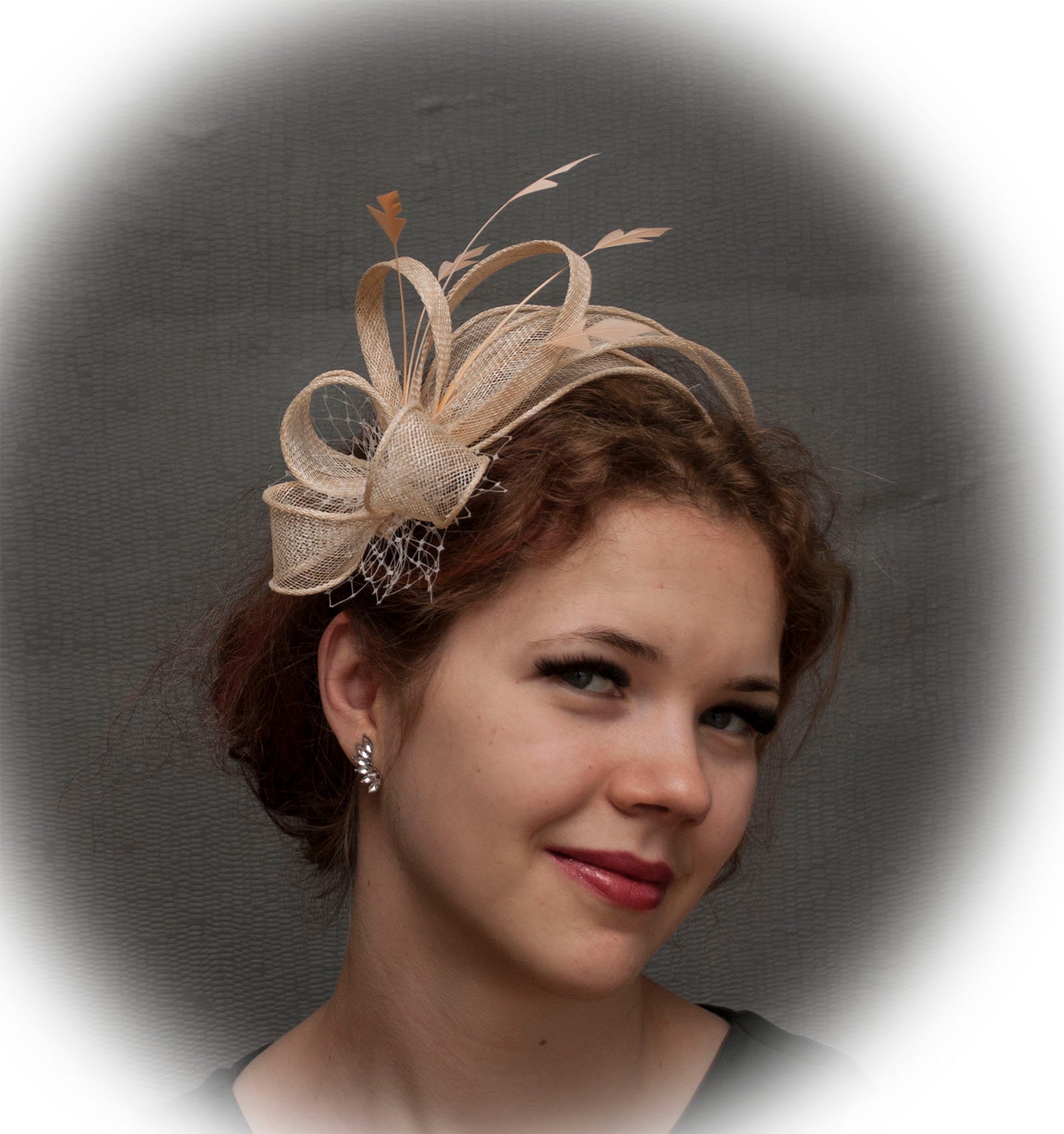 Champagne Beige Fascinator. Champagne Wedding Fascinator. Etsy UK
