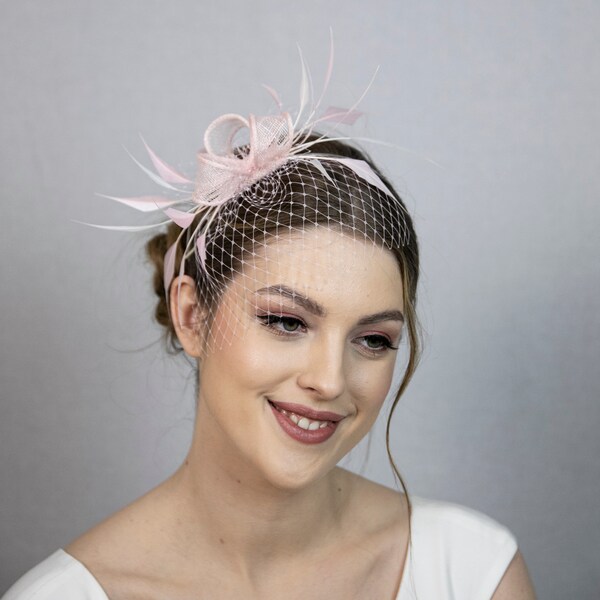 Pink Fascinator - Etsy