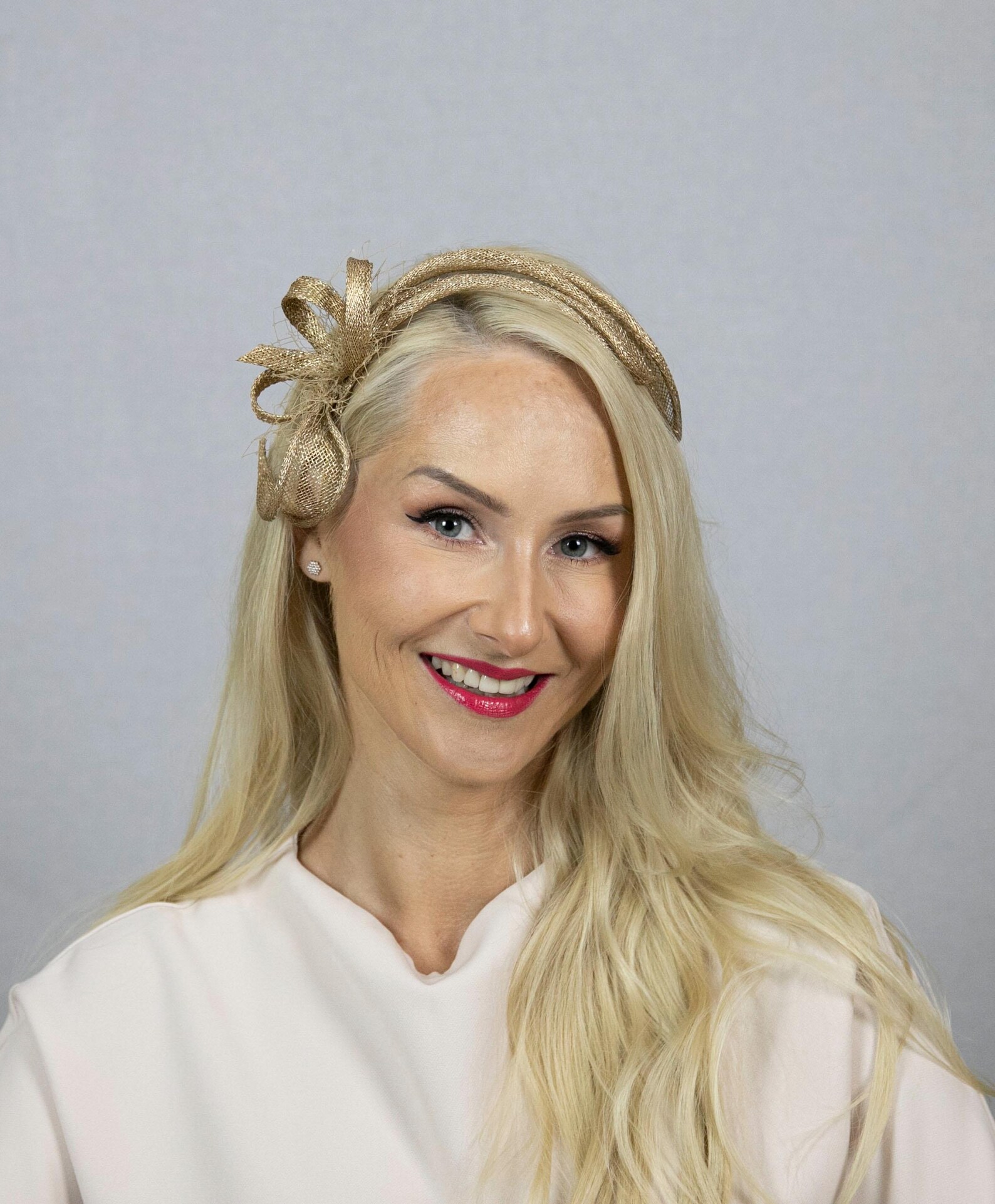 Golden Fascinator. Golden Headpiece. Golden Headband. Golden Hat ...