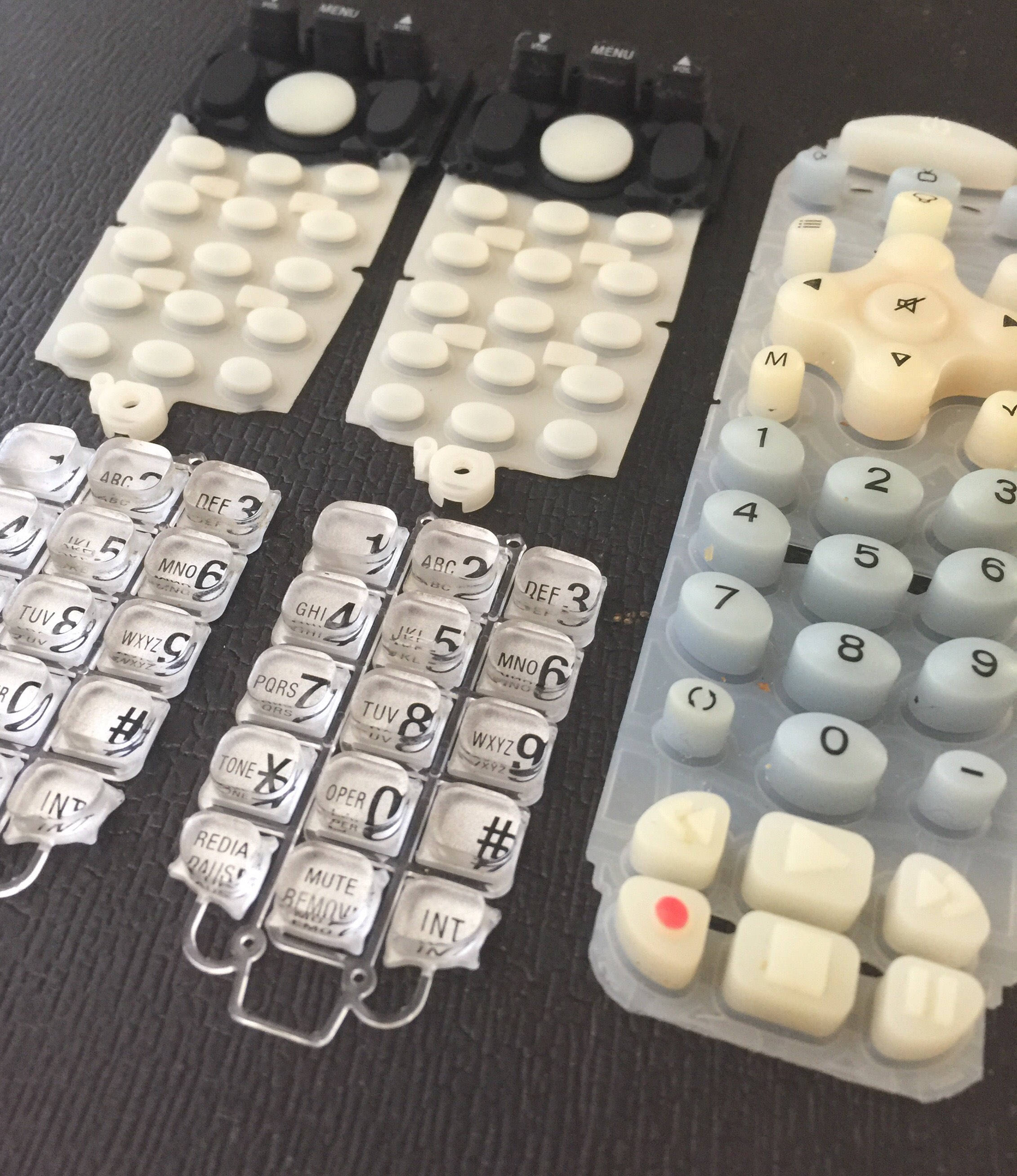 ELECTRONIC Garbage for UPCYCLED Crafts BUTTONS From Phones & Remote ...