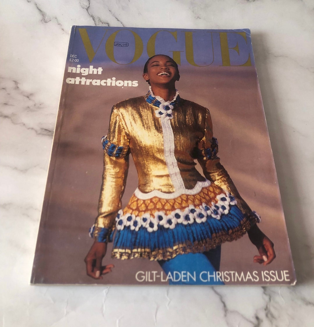 Naomi Campbell’s First Vogue Magazine Cover 1987 - Complete Magazine - Etsy