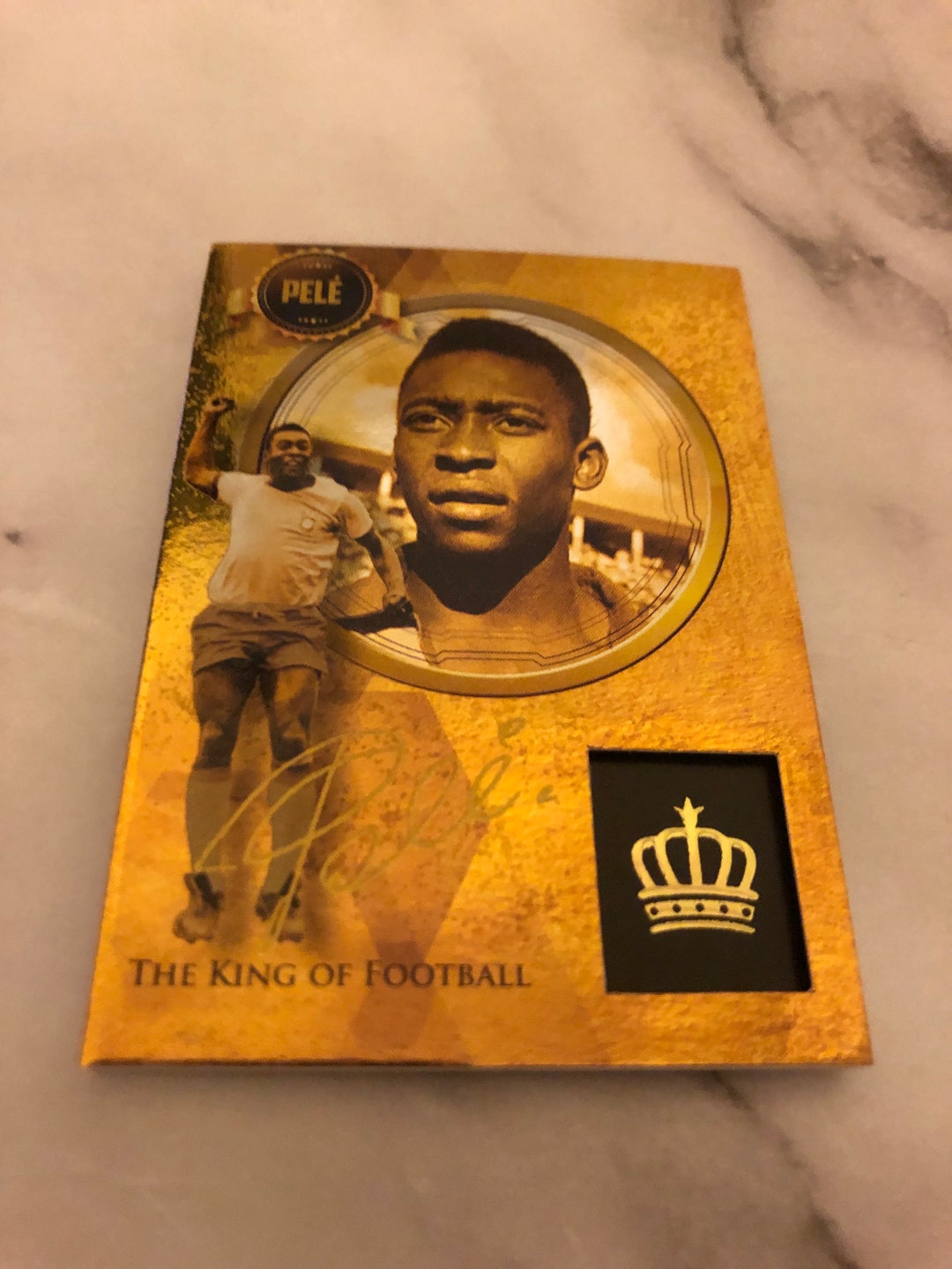 Pele Sports Trading Card - the King of Football - Panini Soccer ...